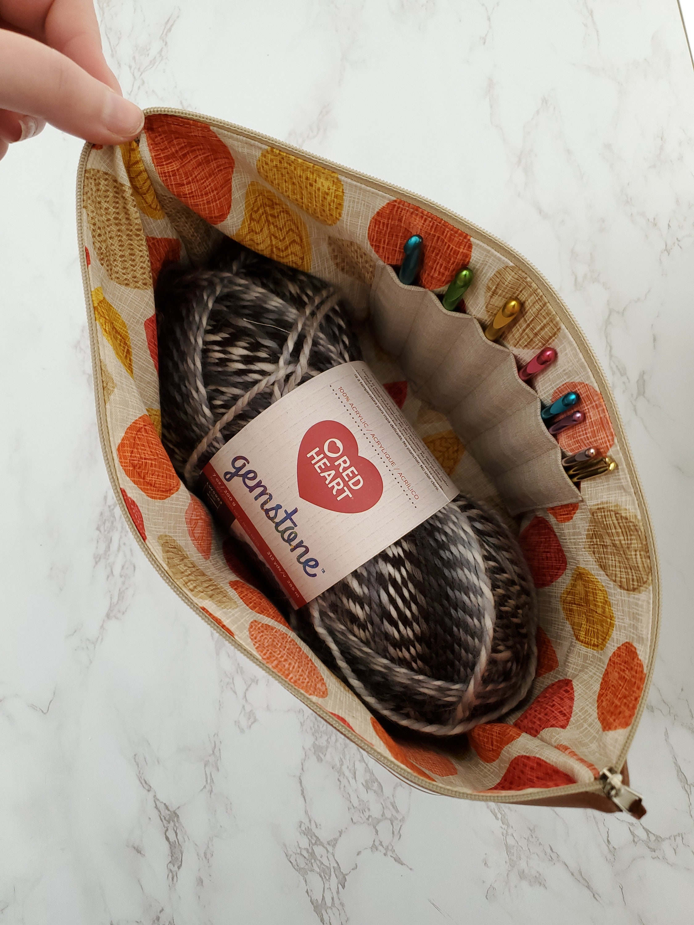 Rifle Paper Co Wildwood Crochet and Knitting Project Pouch - Etsy