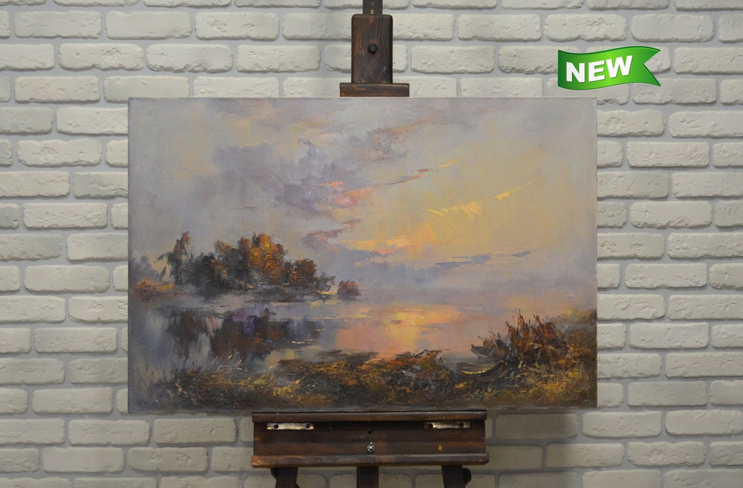 Original Oil Painting Wall Canvas Decor Art Real Hand Painted by a ...