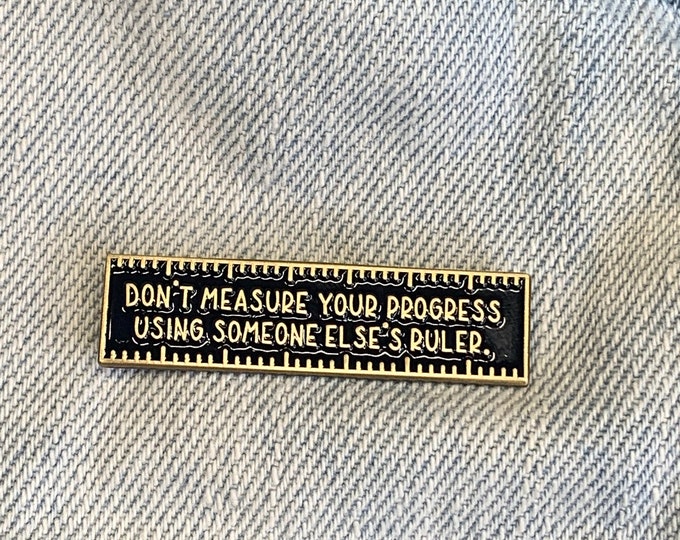Progress Ruler Pin, Black Owned Shops, Motivational Quotes ...