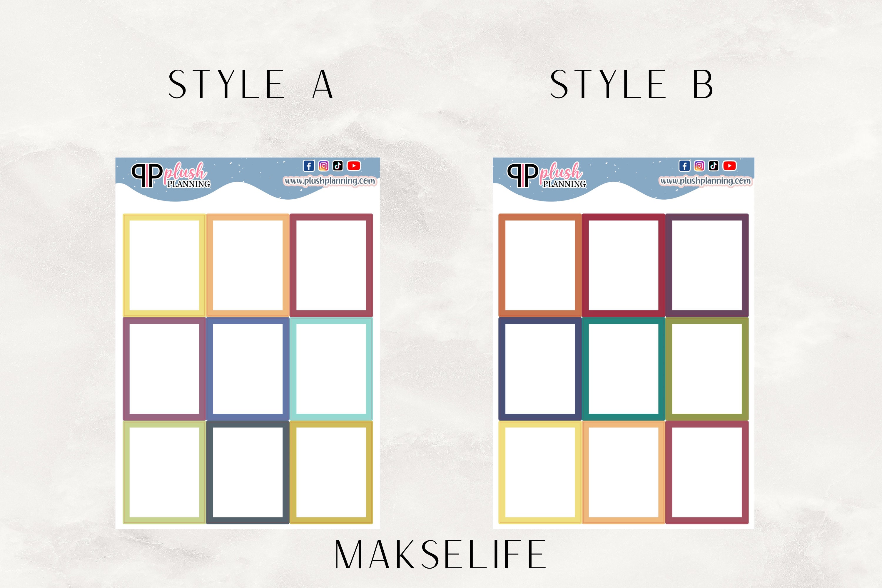 Full Box Planner Stickers Plush Planning | Etsy