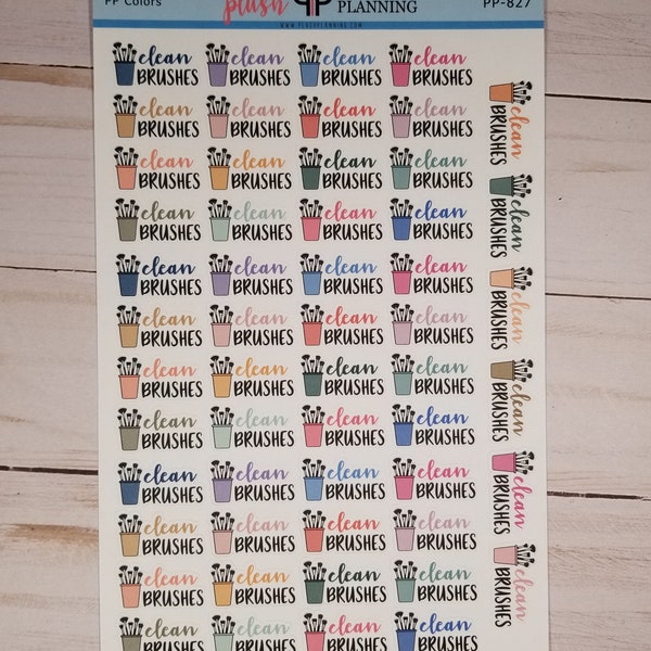 Clean up Stickers - Etsy