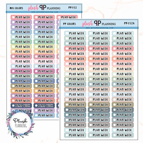 STAR SHAPE Checklist Planner Stickers Mix Colors Pastel - Etsy