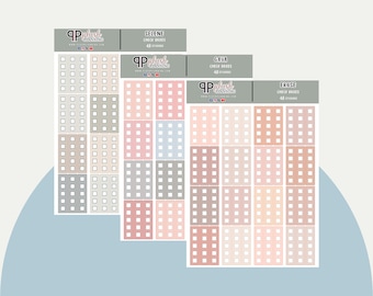 GT005 Foiled Check Box List Sticker. Check Box Sticker List - Etsy