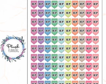 Iep Planner Stickers | Etsy