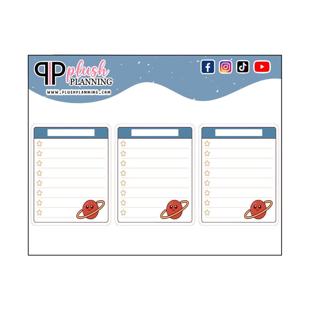 Writable Lined Checklist Scrapbooking Stickers, Scrapbooking Stickers ...