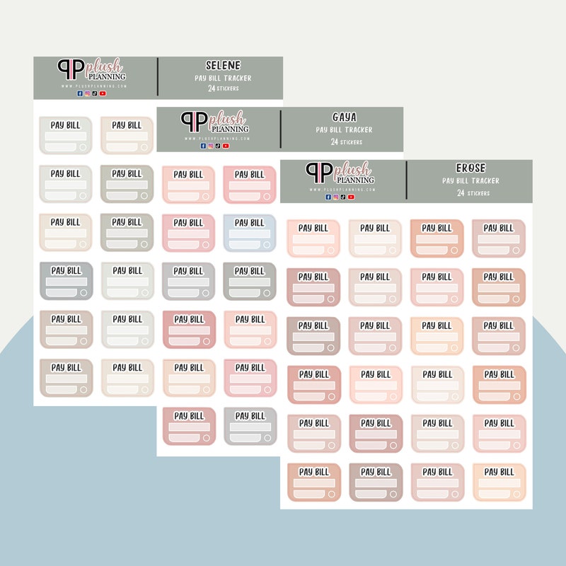 Bill Pay Stickers - Etsy