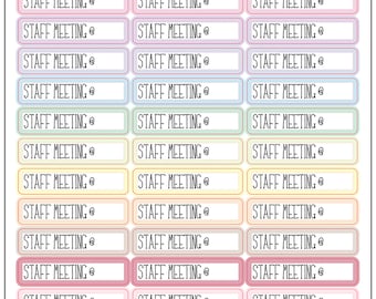 IEP Meeting Box Planner Stickers Appointment Stickers - Etsy
