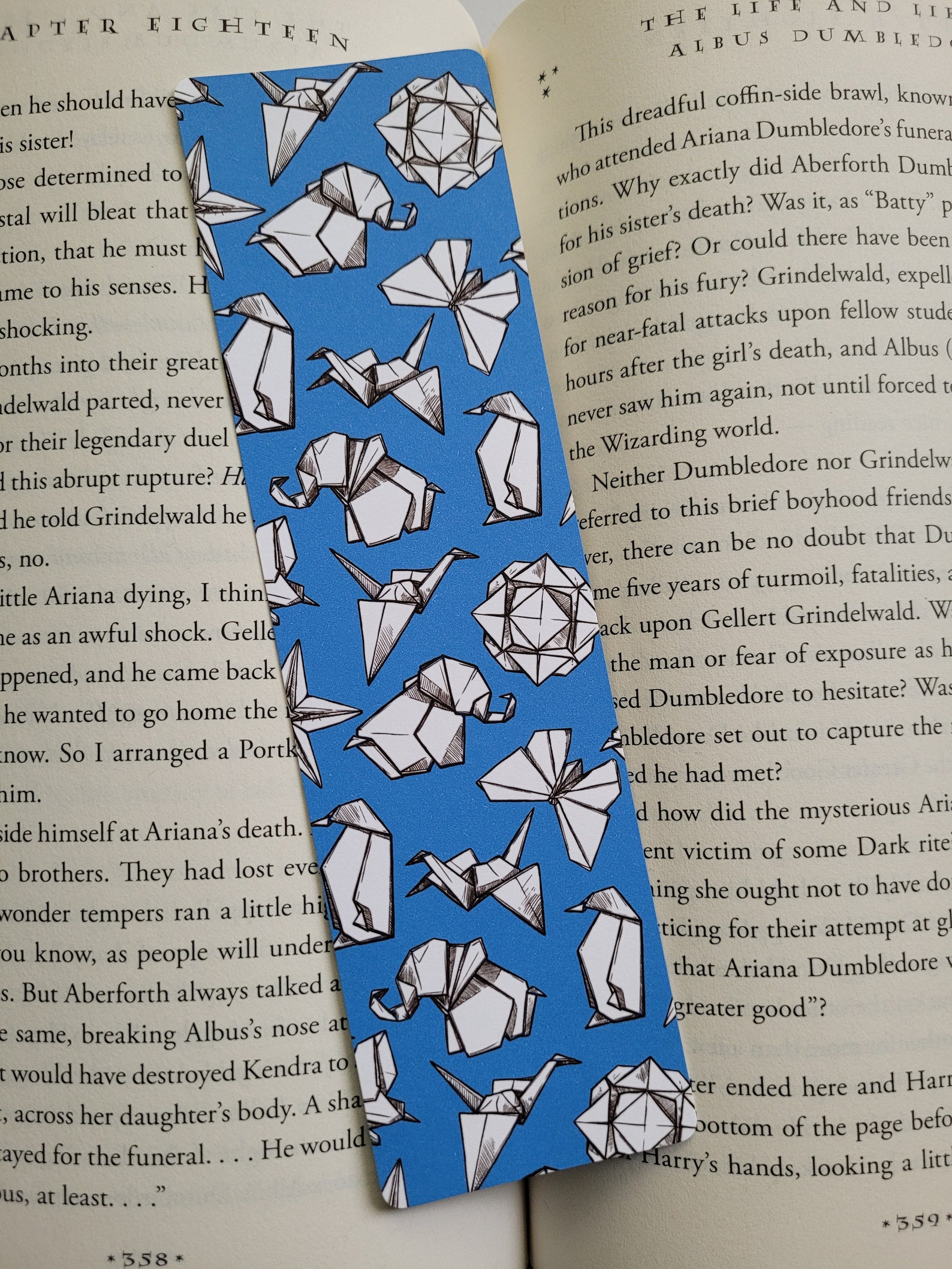 Origami Animal Friends Design Pattern Bookmarks Origami | Etsy