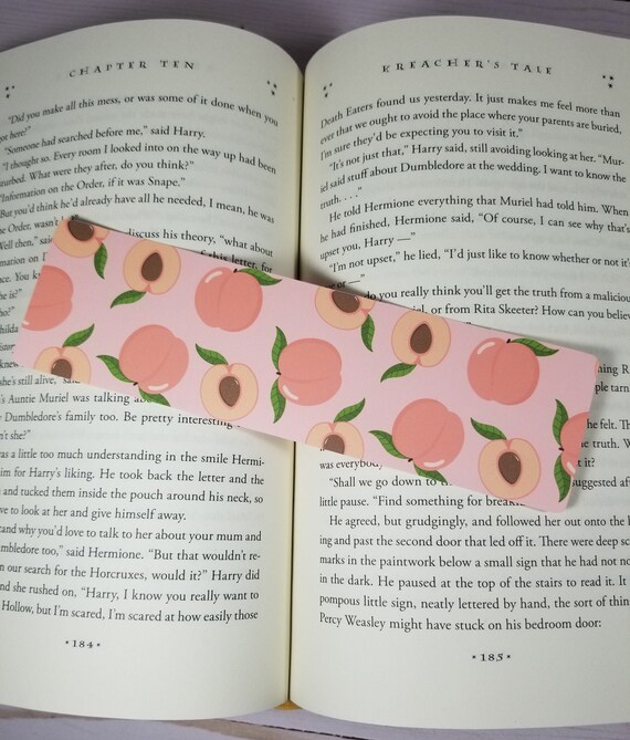 Peachy Peach Bookmark Rounded Corners - Etsy