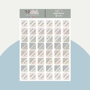 Corner Day off Planner Stickers, Minimalist Collection, Functional ...