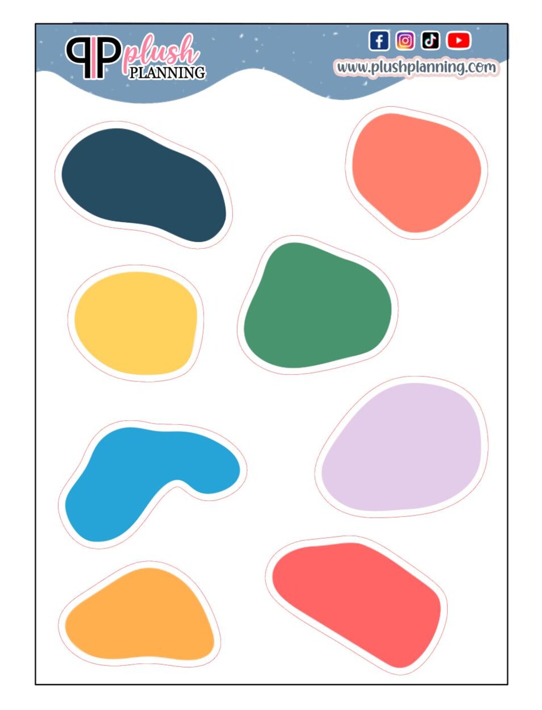 Abstract Clip Art C Stickers, Functional Scrapbooking Stickers - Etsy