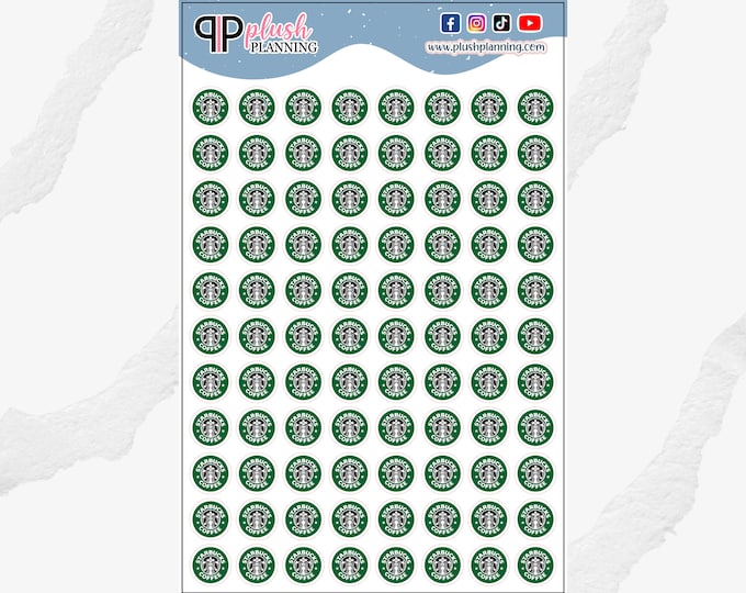 15 Starbucks Reminder Stickers Planner Stickers Reminder Stickers ...