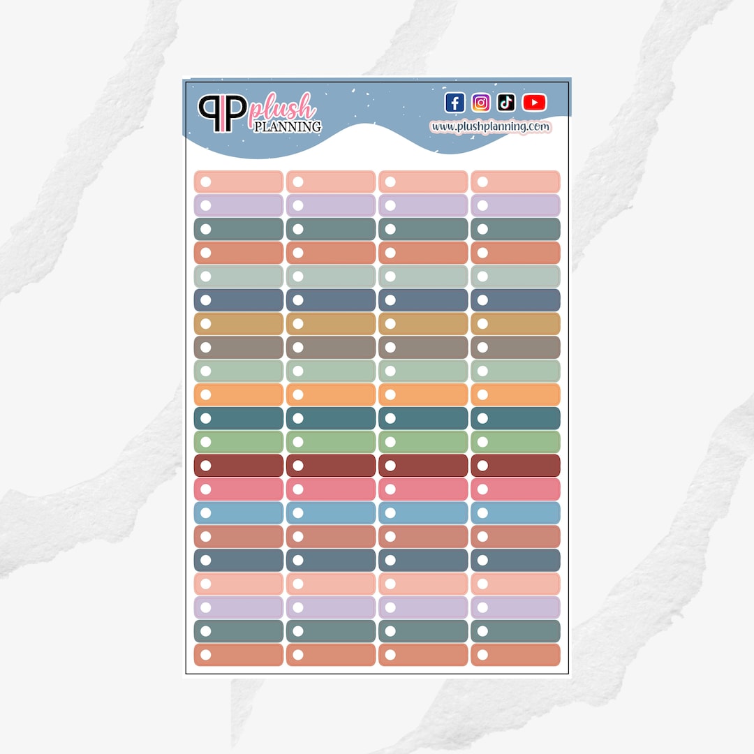Writable A5 Monthly Budget Labels for Planner Stickers, Functional ...