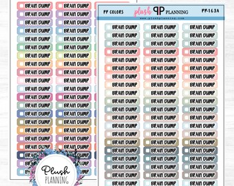 Brain Dump Stickers - Etsy