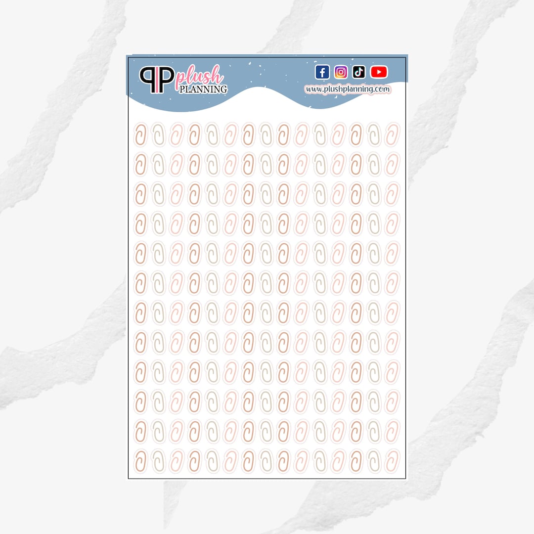 Neutral Paper Pins Decorative Stickers, Scrapbooking Stickers ...