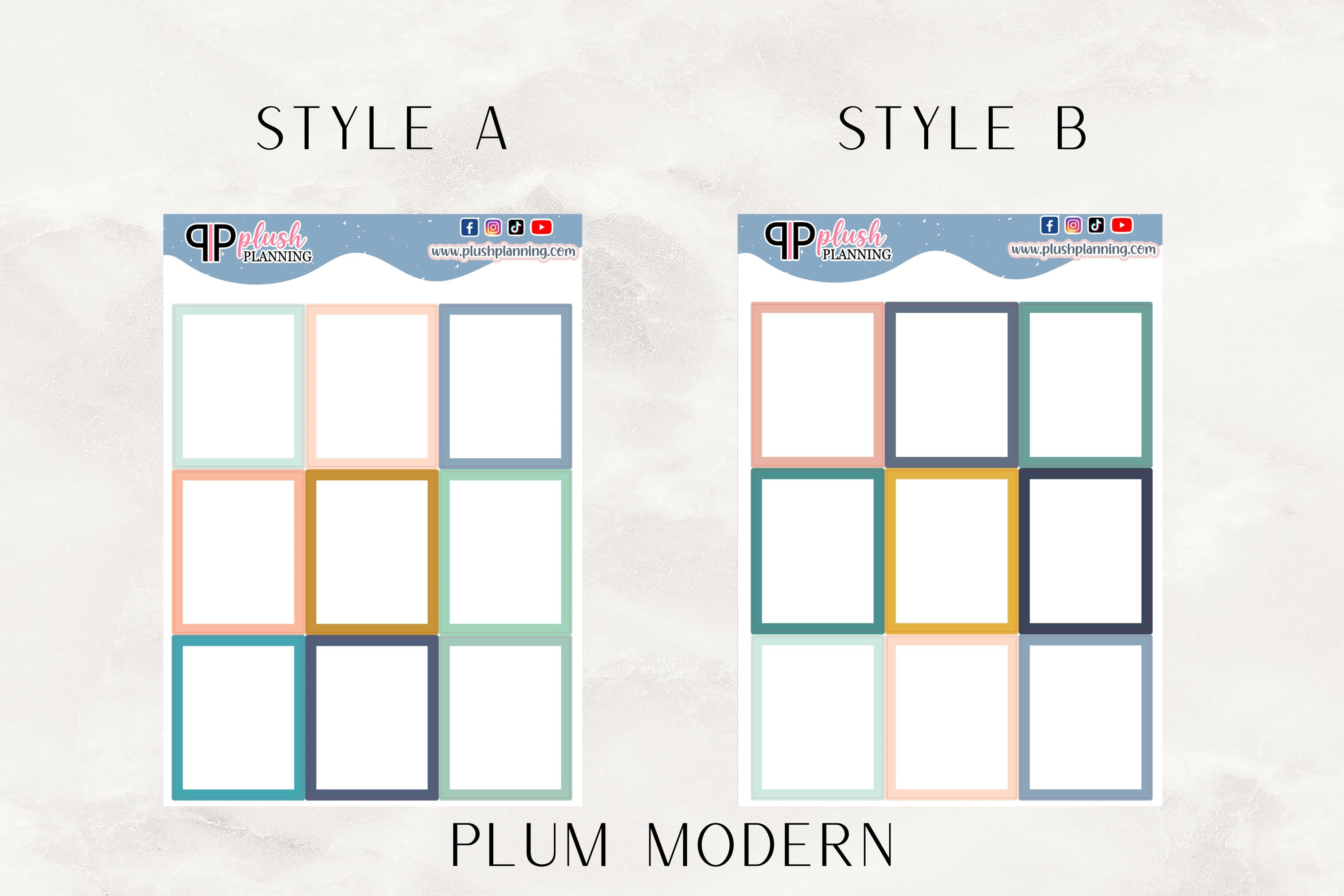 Full Box Planner Stickers Plush Planning | Etsy