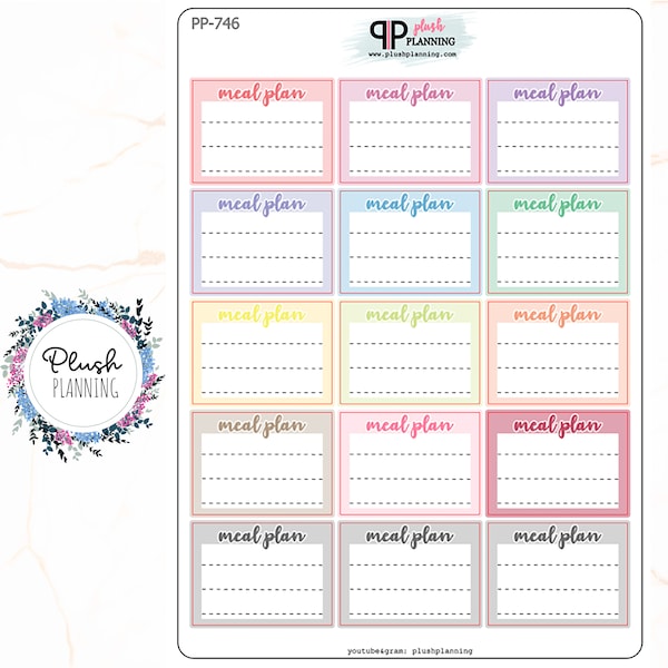 Meal Planning - Etsy