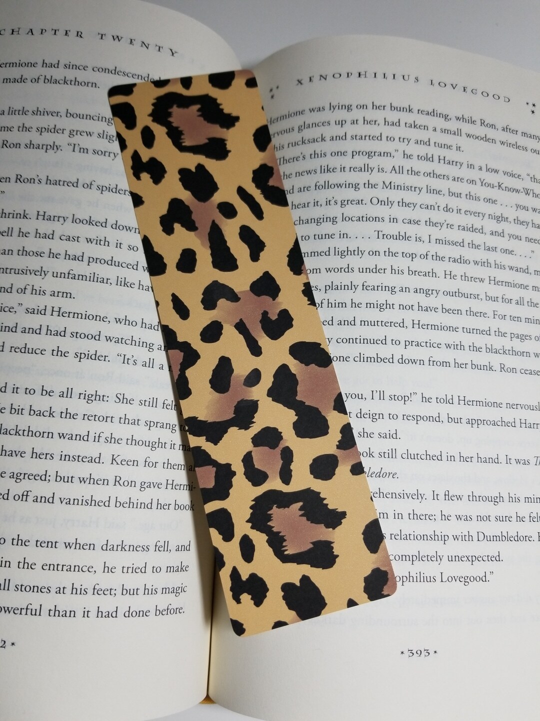 Leopard Pattern Bookmark, Rounded Corners - Etsy