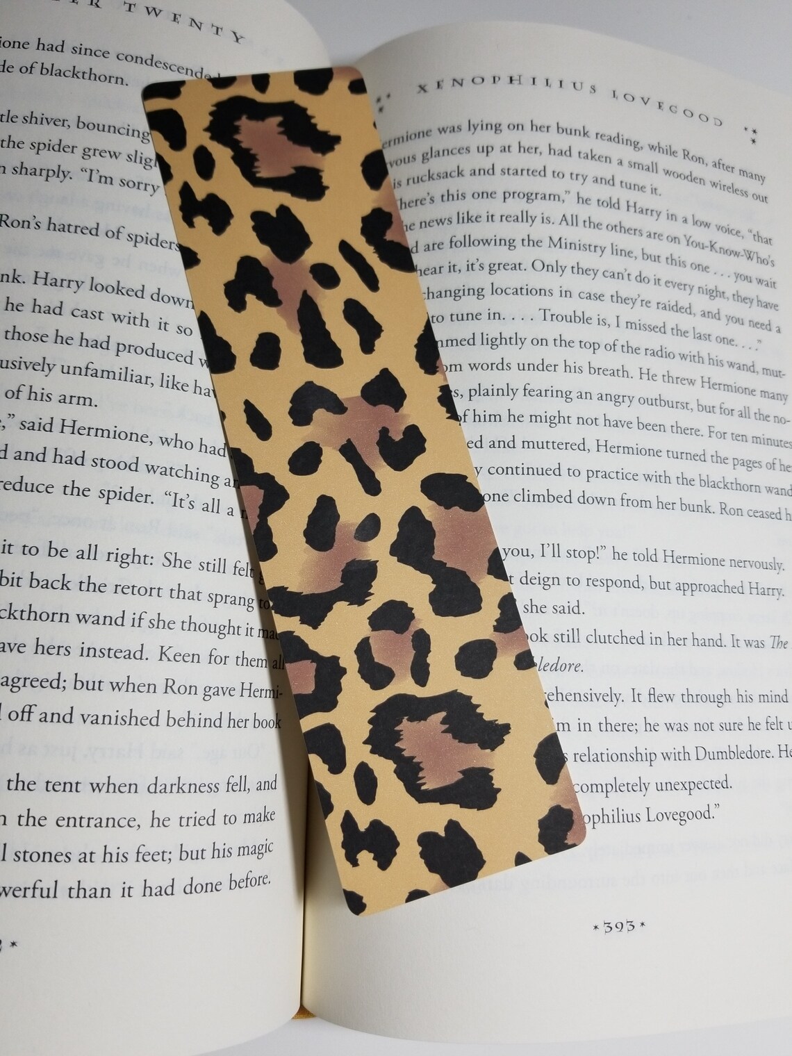 Leopard Pattern Bookmark Rounded Corners - Etsy