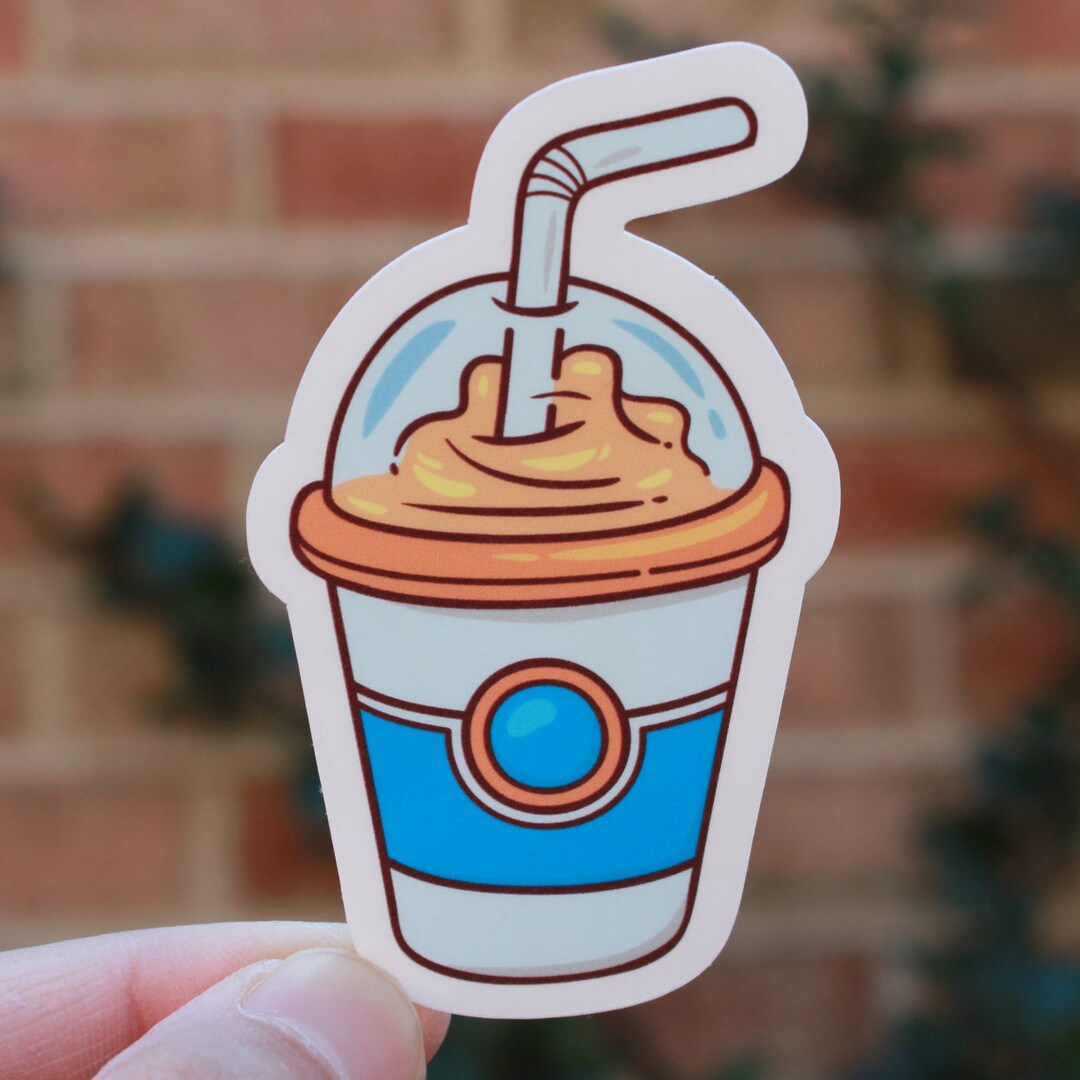 Eiskaffee Slushy Die Cut Wetterfeste Sticker Becher Sticker Laptop ...