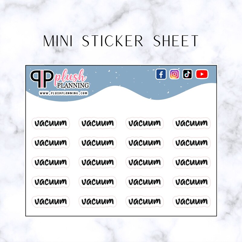 Vacuum Stickers - Etsy