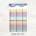 Writable IEP Label Tracker Planner Stickers, Removable Stickers, Plush ...