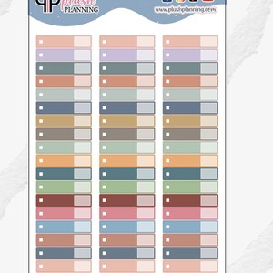 Writable Budget Label Checklist Tracker Planner Stickers, Plush ...