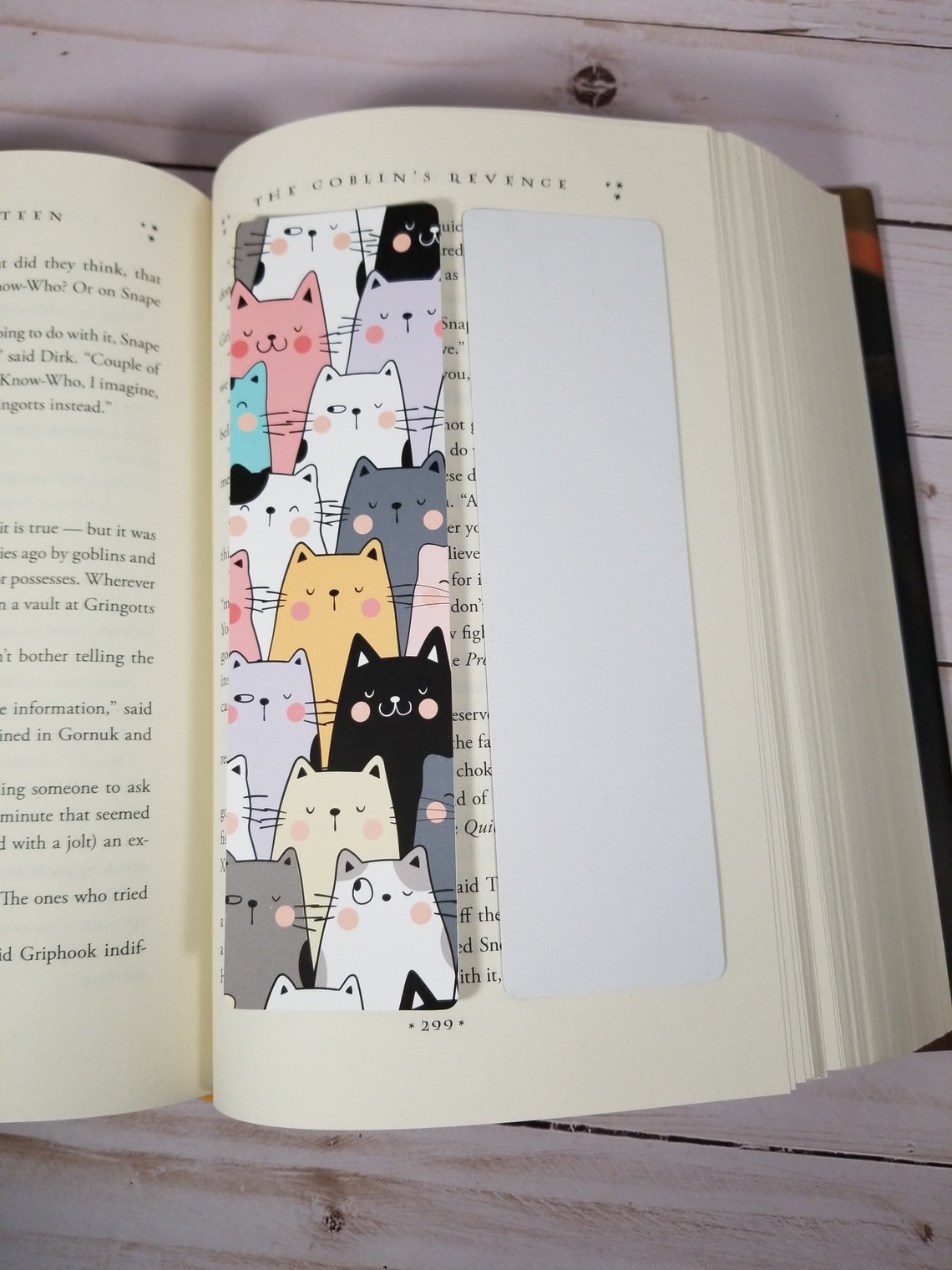 Kitty Cat Bookmark Rounded Corners - Etsy