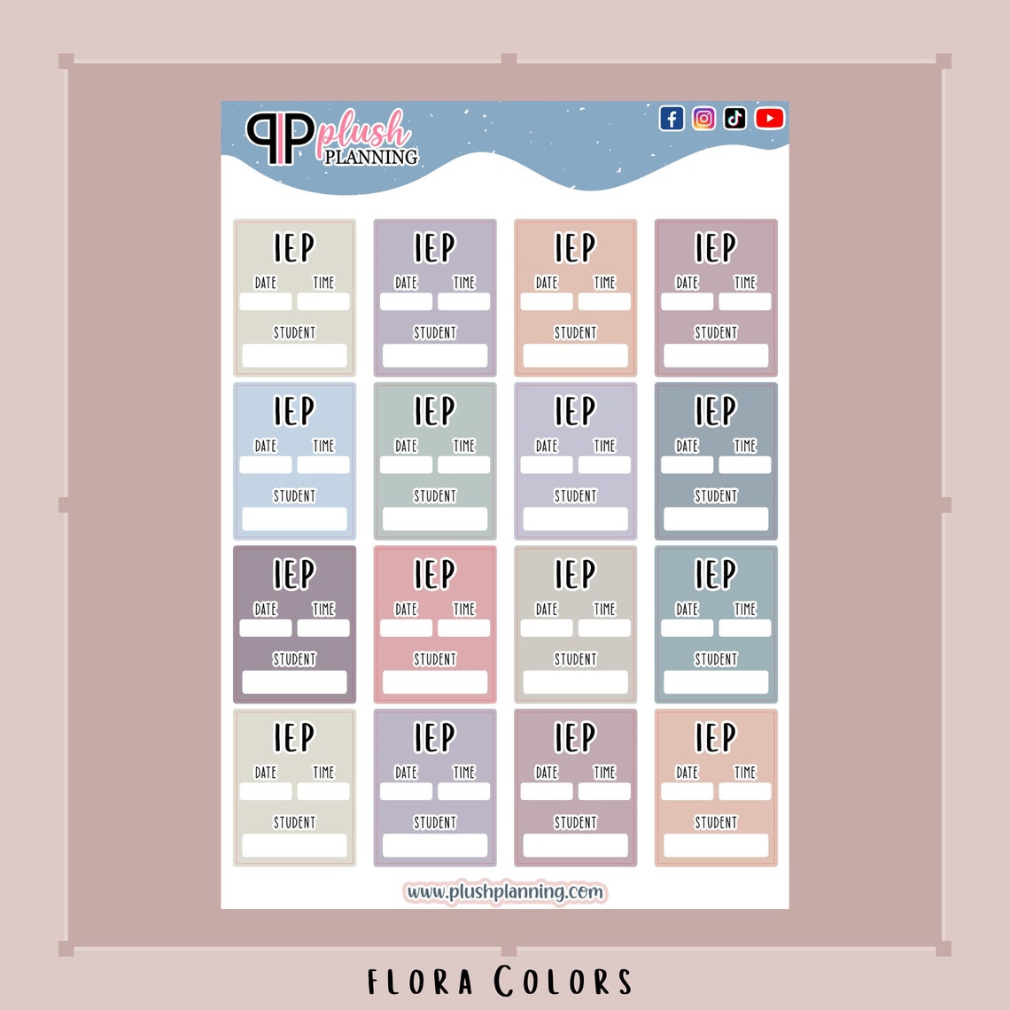 IEP Meeting Box Planner Stickers Appointment Stickers - Etsy