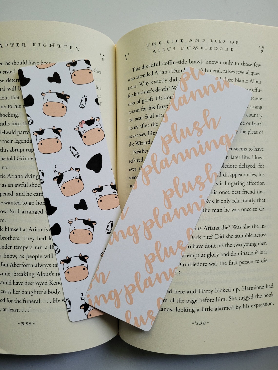 Mr. Cow Moo Pattern Bookmarks Cow Print Bookmarks Cow - Etsy UK