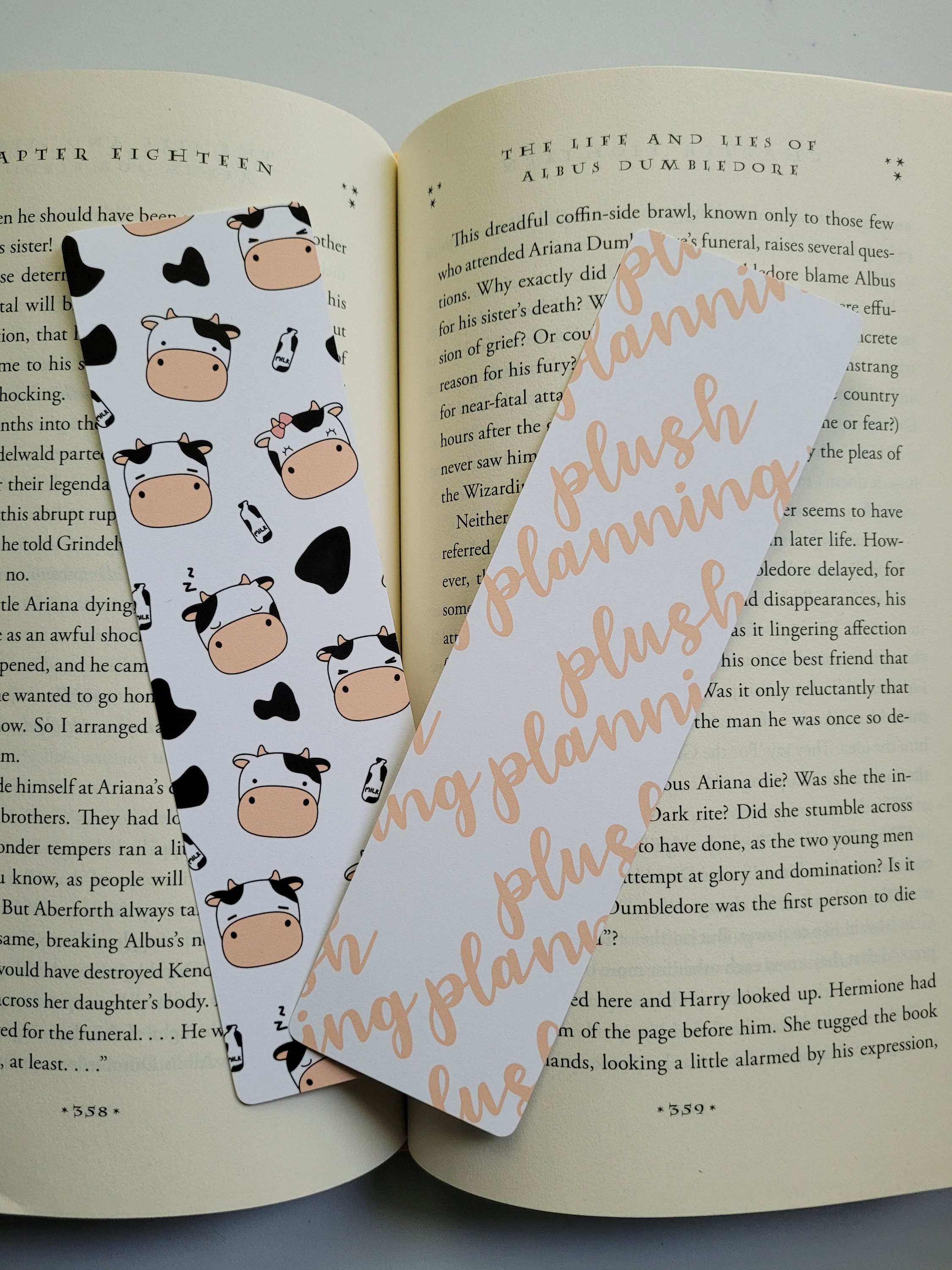 Mr. Cow Moo Pattern Bookmarks Cow Print Bookmarks Cow - Etsy UK