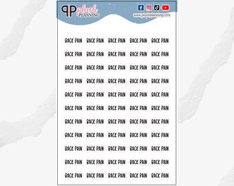 Back Pain Stickers - Etsy