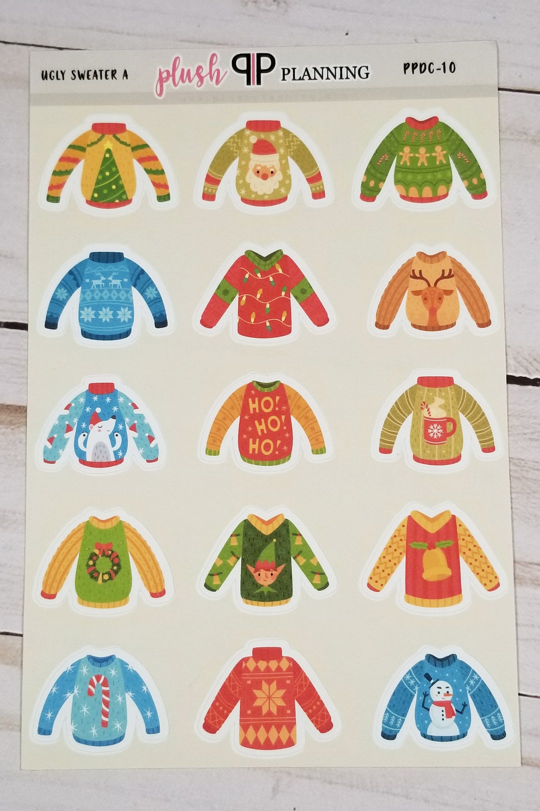 Ugly Sweater Weather Christmas Mix Deco Sheet, Christmas Sweater - Etsy