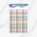 Teacher Label Tracker Planner Stickers, Plush Planning Colors ...