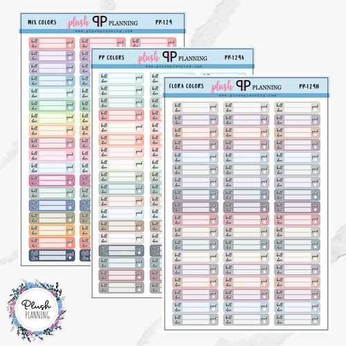Monthly Bills Mini Sheet Planner Stickers Bill Pay Budget - Etsy