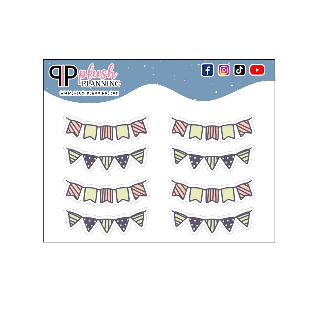 Festive Banner Clip Art Scrapbooking Stickers, Scrapbooking Stickers ...