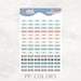 IEP Mini Label Tracker Planner Stickers Removable Stickers - Etsy