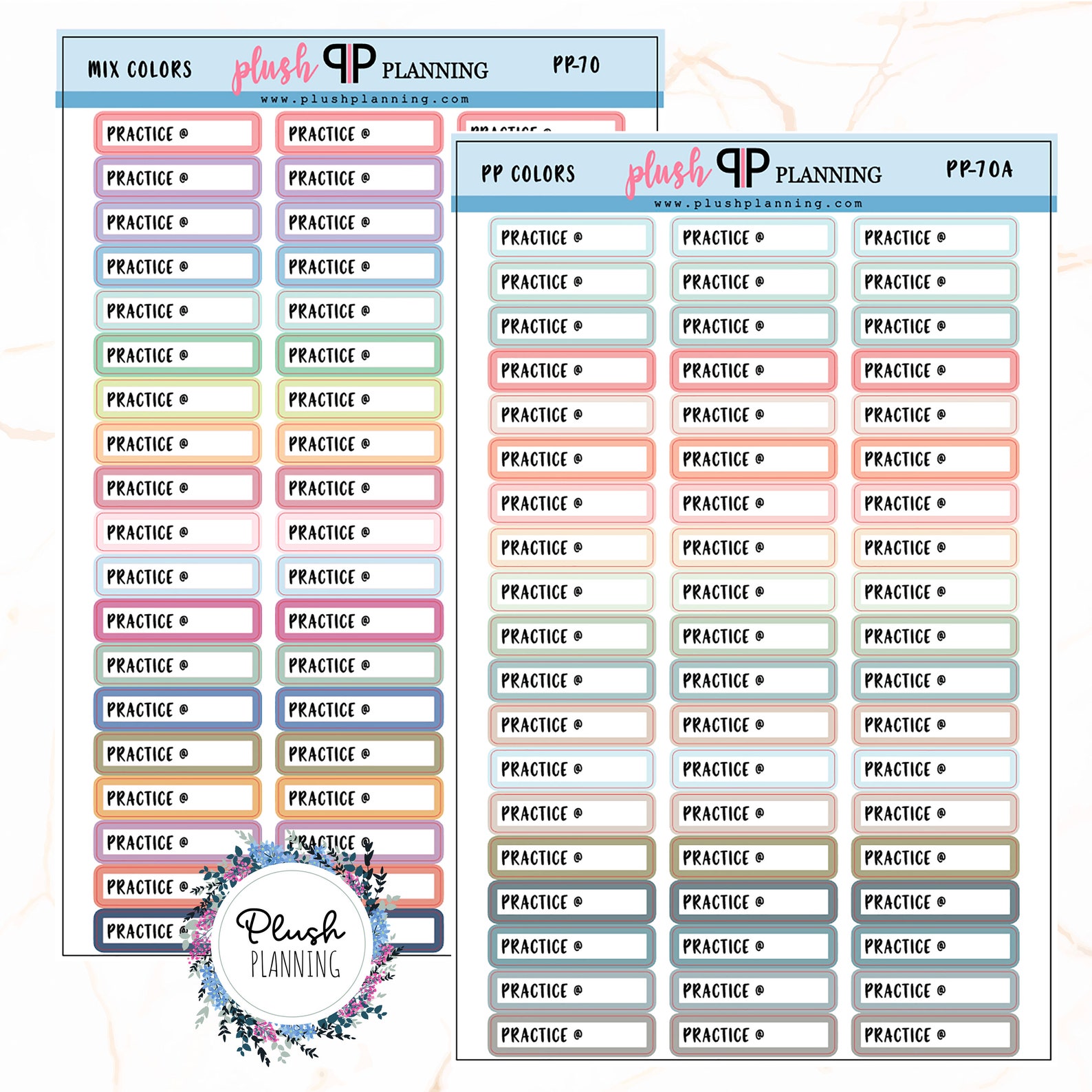 Practice Tracker Planner Stickers, Practice Appointment, Appointment ...