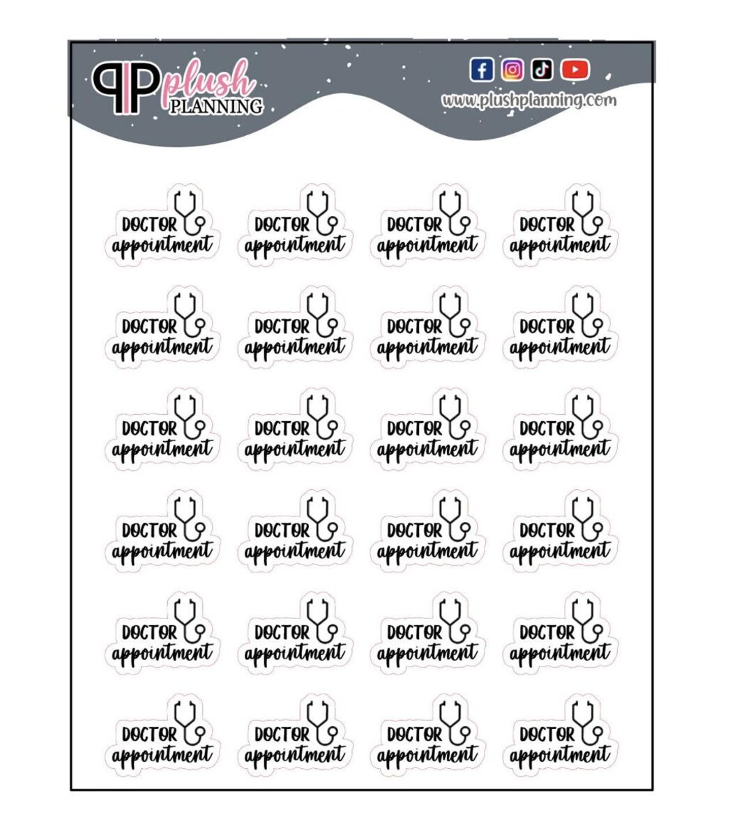Doctor Appointment Planner Stickers, Functional Journaling Stickers - Etsy