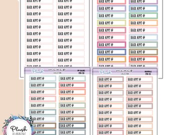 Haircut Planner Stickers Hair Cut Planner Stickers Hair Day - Etsy
