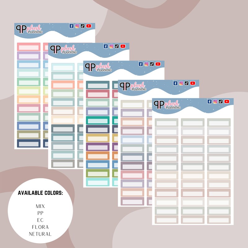 Planner Labels - Etsy