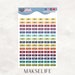 IEP Mini Label Tracker Planner Stickers Removable Stickers - Etsy