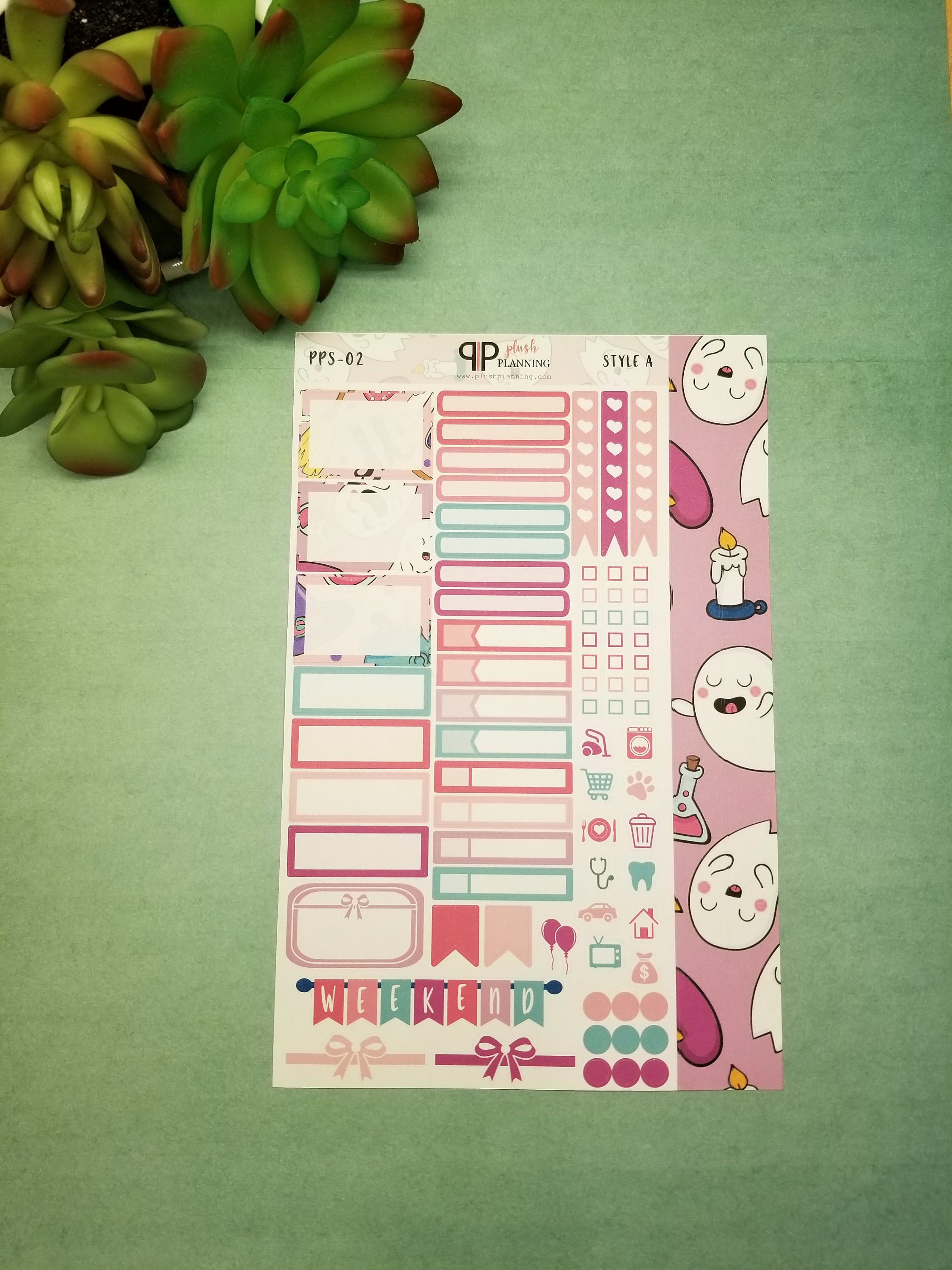 Paper & Party Supplies PPS-02 STYLE A Halloween Cute Ghost Sampler Add ...