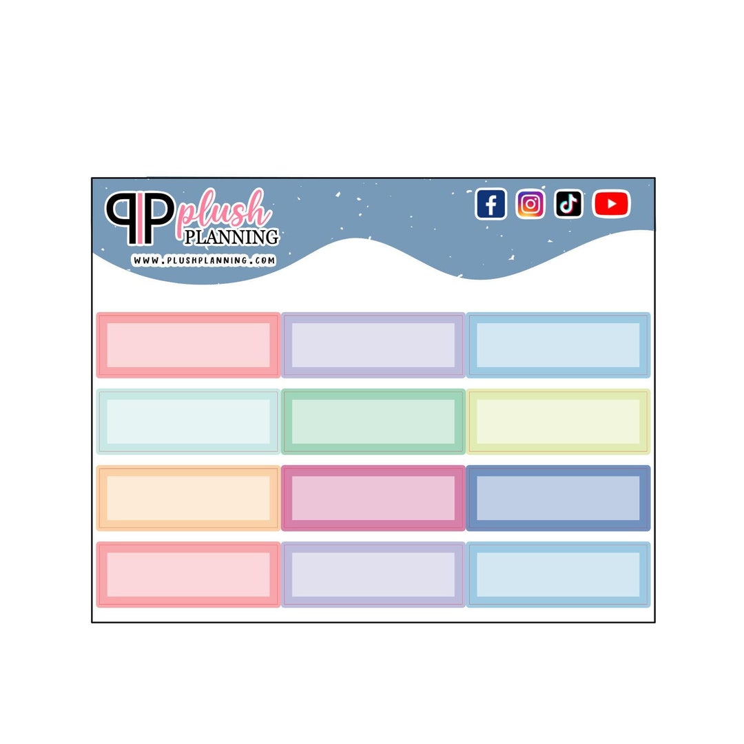 EC Hourly 1 Hour Labels Shaded Center Planner Stickers, Erin Condren ...