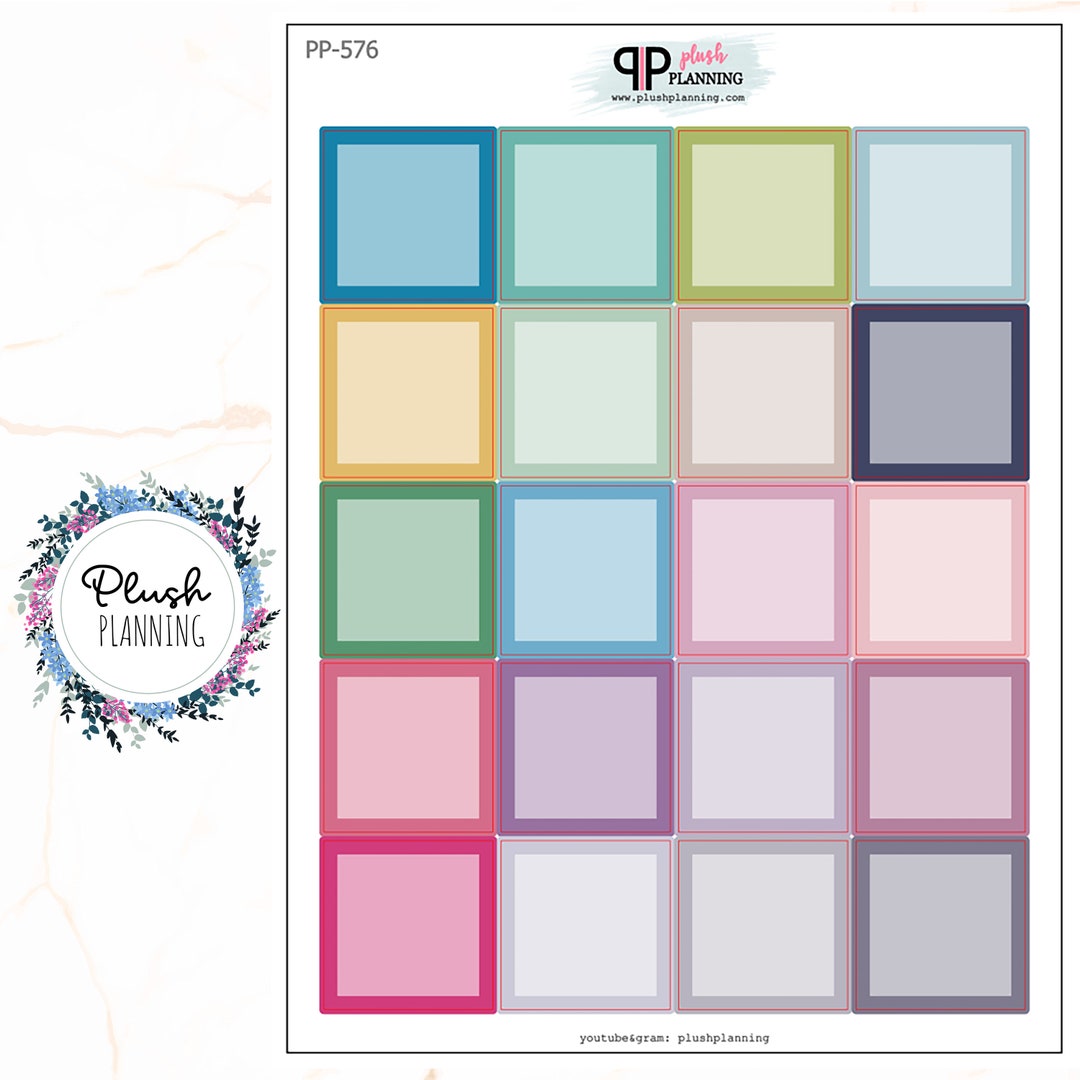 Mini Calendar Cover EC Daily Duo Planner Stickers - Etsy