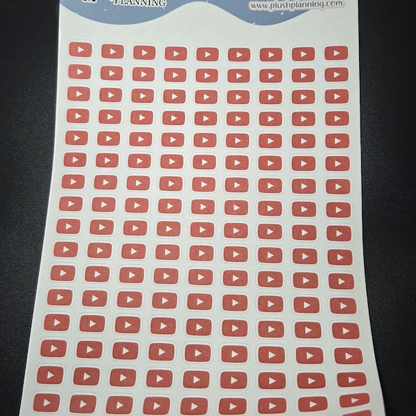 Youtube Sticker - Etsy