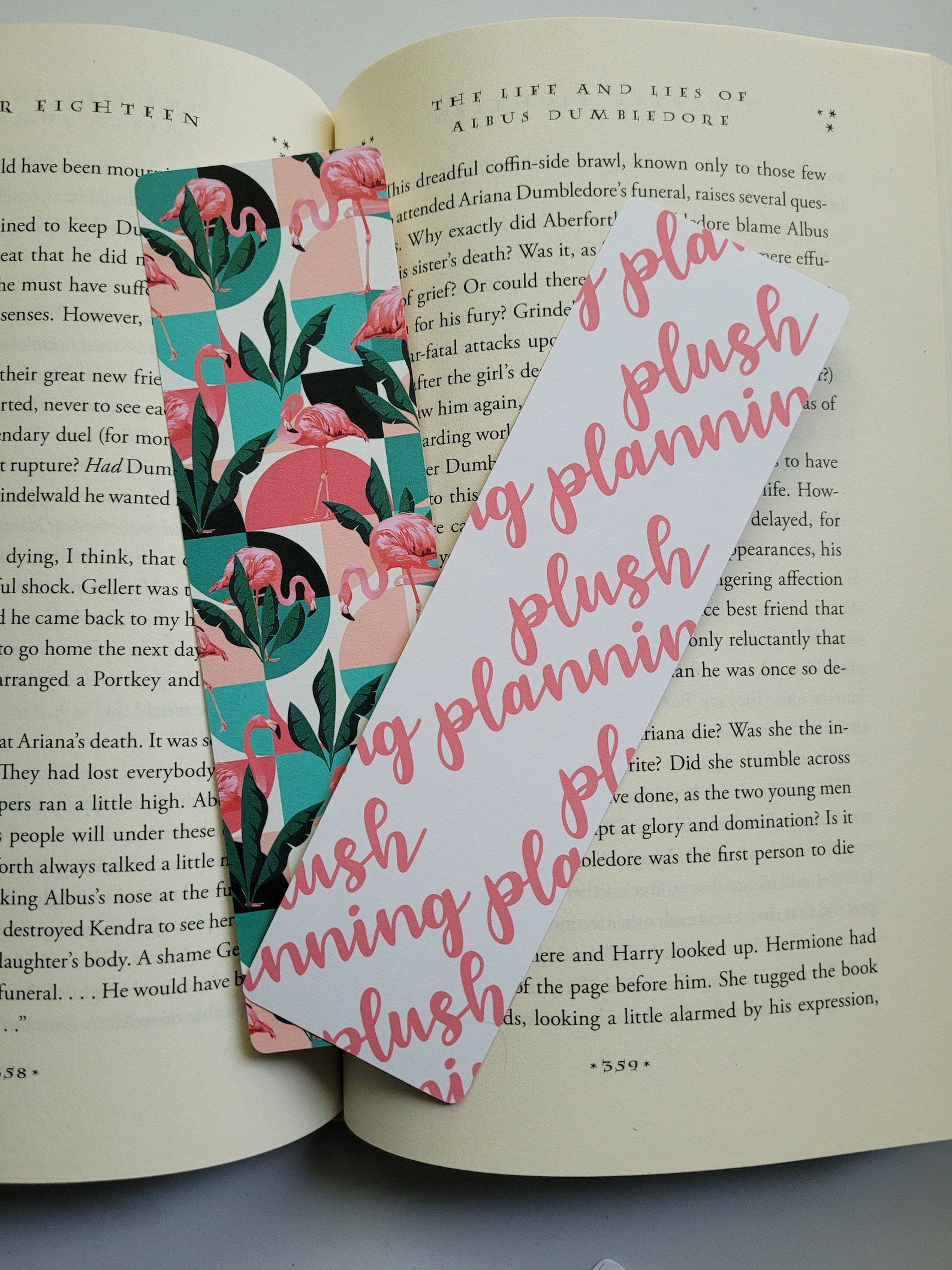 Geometric Flamingos Pattern Bookmarks Flamingos Bookmarks - Etsy