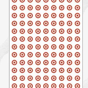 Target Icon Label Planner Stickers, Target Shopping Tracker, Target ...
