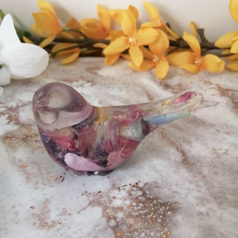 Resin Bird for Flowers - Etsy UK