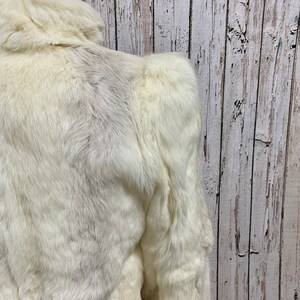 Vintage 1980's Fur Coat Rabbit Fur J.S.L. Ii Creamy - Etsy